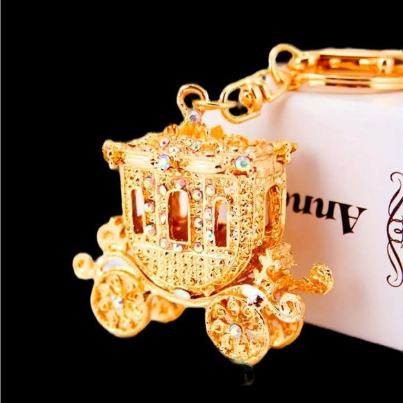 Accessories | Rhinestone Carriage Keychainbag Charm | Poshmark